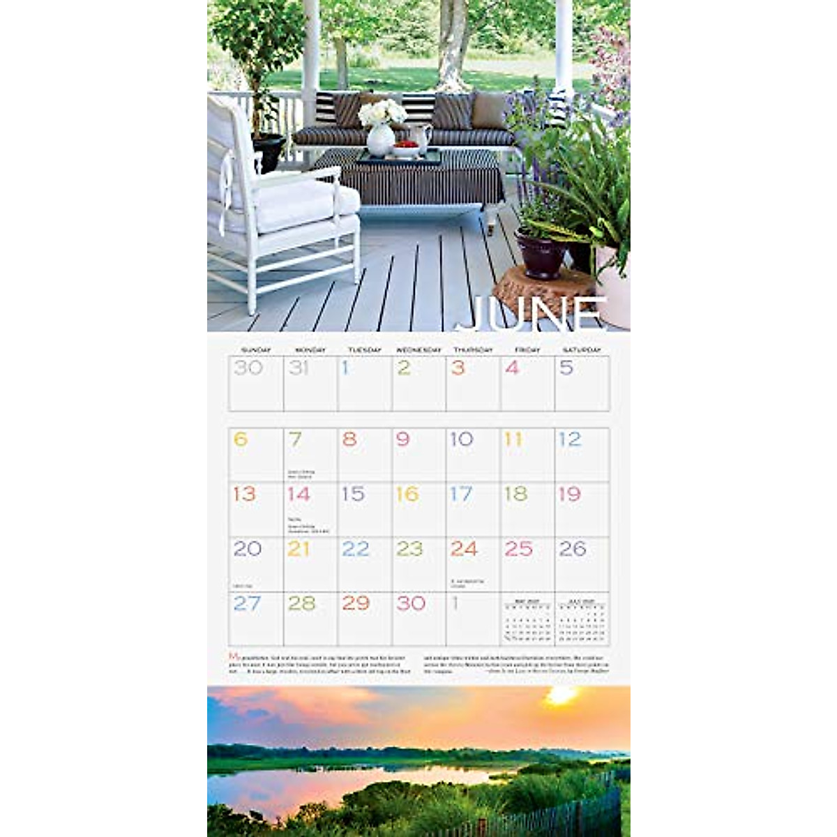 Out on the Porch Wall Calendar 2021