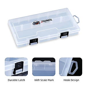 RUNCL Fishing Fillet Knife Combo Set, Bait Knife Fishing Tools Kit With 4" Fillet Knife, Sharpener, Fishing Pliers and 3500 Tackle Box