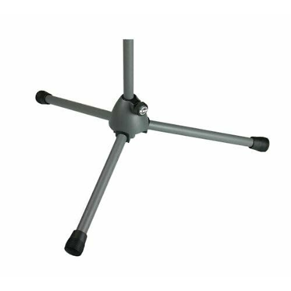 K&M Konig & Meyer 21080.500.87 Tripod Microphone Stand w/Extendable Boom Arm | Clutch Height Adjustment | Soft-Touch Lock | Folding Leg Design | Zinc Die-Cast Base | German Made | Gray Powder Coated