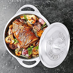 New Jamaican Caribbean Dutch Pots Casserole Oven Heavy Duty Dutchie - Diameter: 20 cm