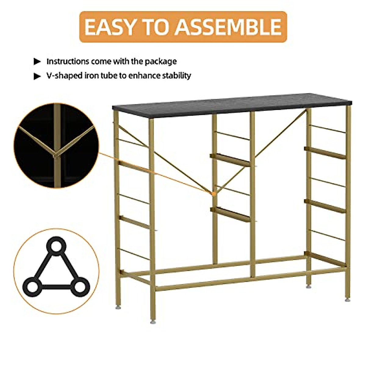 Visiblesser Black Dresser for Bedroom, Fabric Dresser for Closet, 6 Drawer Dresser with Metal Frame, Storage Organizer for Living Room, Hallway, Nursery