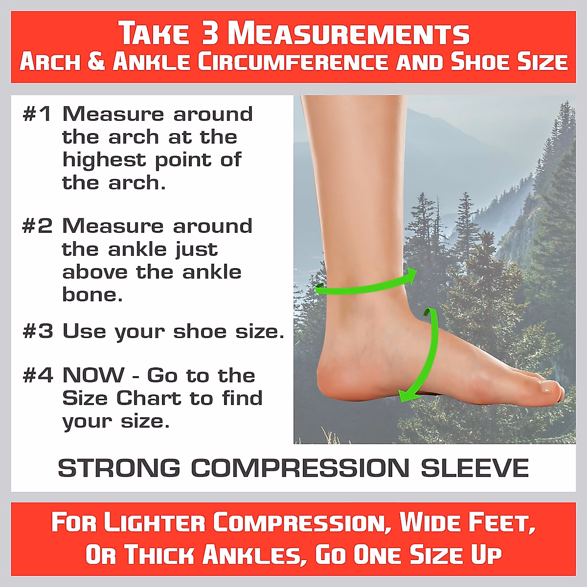 TechWare Pro Ankle Brace Compression Sleeve - Relieves Achilles Tendonitis, Joint Pain. Plantar Fasciitis Foot Sock with Arch Support Reduces Swelling & Heel Spur Pain. (Gray, S/M)