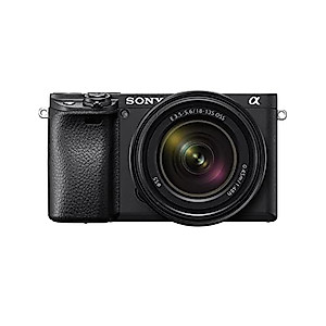 Sony Alpha a6400 24.2MP Mirrorless Digital Camera with 18-135mm Lens Bundled with Corel Photo Software, Koah Power Kit, Carrying Case, 64GB SDXC Card, and Accessories (6 Items)