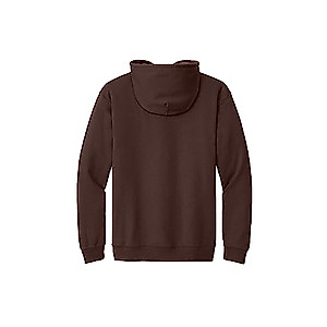 Gildan Heavy Blend Full-Zip Hooded Sweatshirt 20F Dark Chocolate