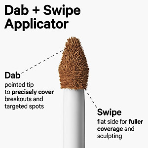 Milk Makeup Future Fluid All Over Cream Concealer, 4N (Fair with Neutral Undertones) - 0.28 fl oz - Medium-to-Full Coverage - Up to 12-Hour Wear - Crease-Proof Finish - Vegan, Cruelty Free