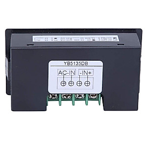 Mxzzand DC AC100-240V Professional Voltage Meter Digital Voltmeter LCD Display for Office for Home(DC 0-200V)