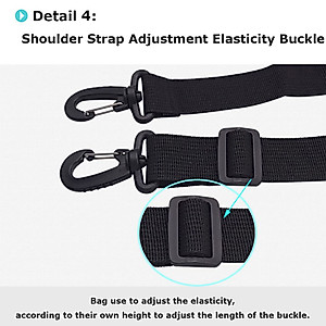 Travel Carrying Case, Waterproof Shockproof Storage Bag Organizer, With Adjustable Shoulder Strap, For PS4 Carrying Case, for Playstation 4 & Accessories