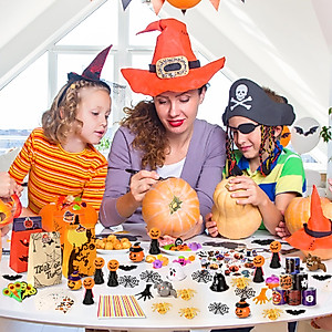 KENWQZI 266 pcs Halloween Party Favors for Kids, Halloween Toys Bulk for Kids,Halloween Goodie Bag Stuffers, Halloween Pinata Stuffers,Treasure Box Toys, Carnival Prizes, School Classroom Reward