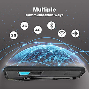 MUNBYN Android Barcode Scanner with Numeric Pad Mobile Computer with 2D Scanner 4.5-inch Handheld Rugged PDA, Android 9 Support Wireless Wi-Fi 4G LTE