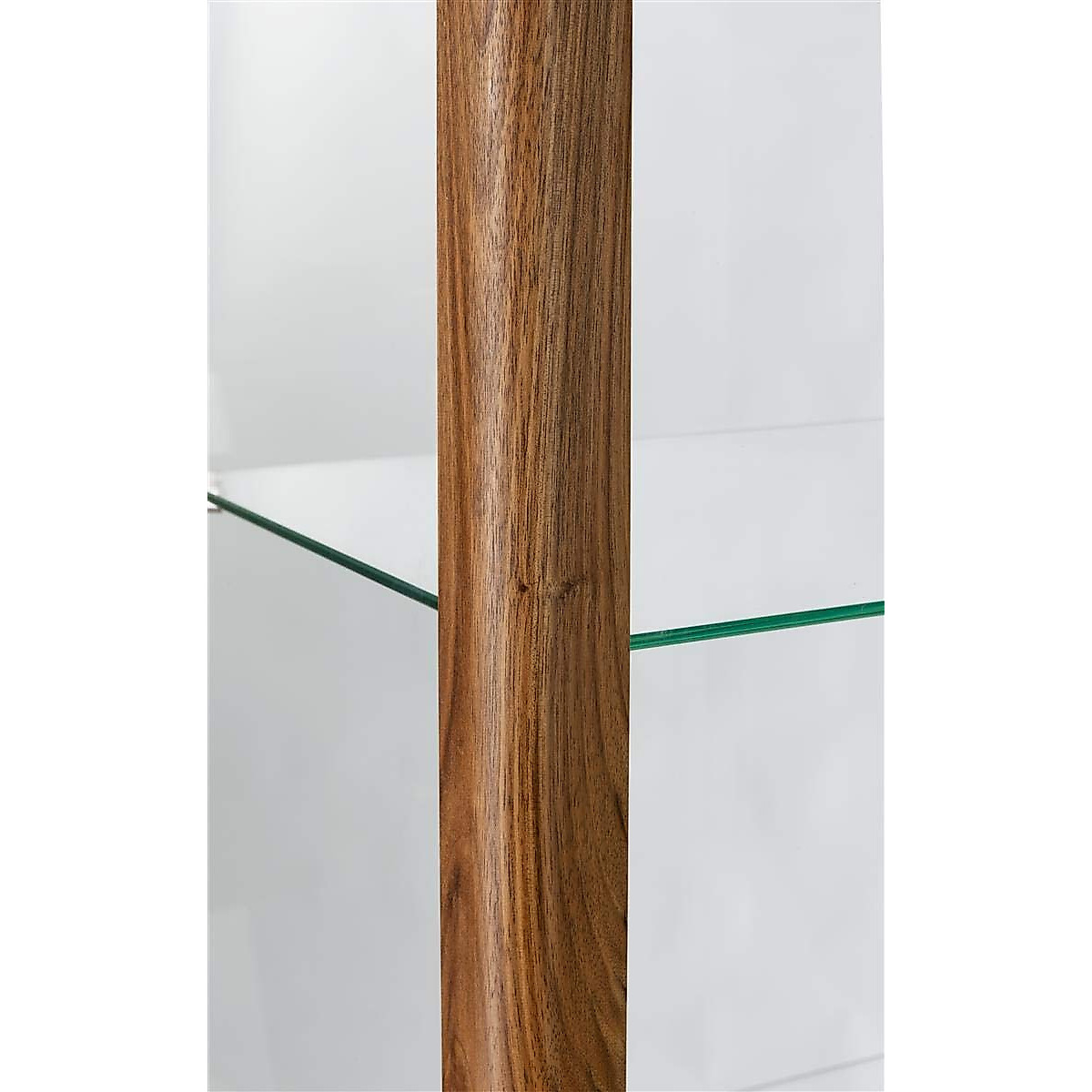 Displays2go Wood and Glass Curio Cabinet with Locking Doors – Walnut (DCKDWDWN30)