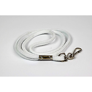American Whistle Corporation American Classic Whistle - 126 db Solid Brass Whistle with Lanyards and Safe-T-Tip - Made in America (White)