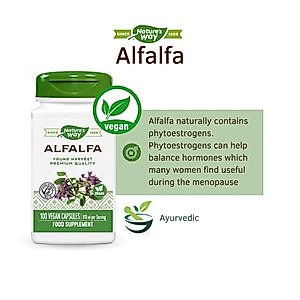 Nature's Way Alfalfa Leaves -- 100 Capsules