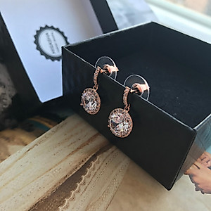 Fashion jewelry designer rhinestone gold tone bridal costume dangle drop earrings for women