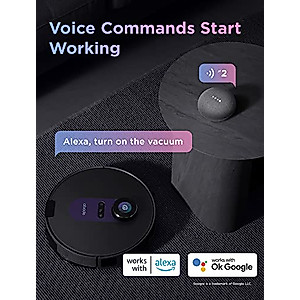 OBODE Robot Vacuum and mop Combo, 4000Pa Suction, LDS Navigation, Self Emptying and Intelligent Mop Lifting, 180mins Runtime, Compatible with WiFi/APP/Alexa, A8+