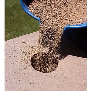 EMSCO Group Garden Bench – Natural Granite Appearance – Made of Resin – Lightweight – 12” Height