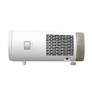 BenQ WXGA Wireless LED Internet Portable Projector ( i500 ), DLP, Short Throw, 75 inch @ 3.3ft, Bluetooth Speaker, Smart, Android, 3D, HDMI, USB , MHL, with Build-in Apps (YouTube, Kodi and more)