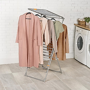 neatfreak Collapsible Drying Rack - Vertical 3-Tier Dryer Rack for Hanging & Air Drying Clothes, Socks, Hosiery and Towels - Space-Saving Laundry Hanger Dryer Rack with Adjustable Shelves