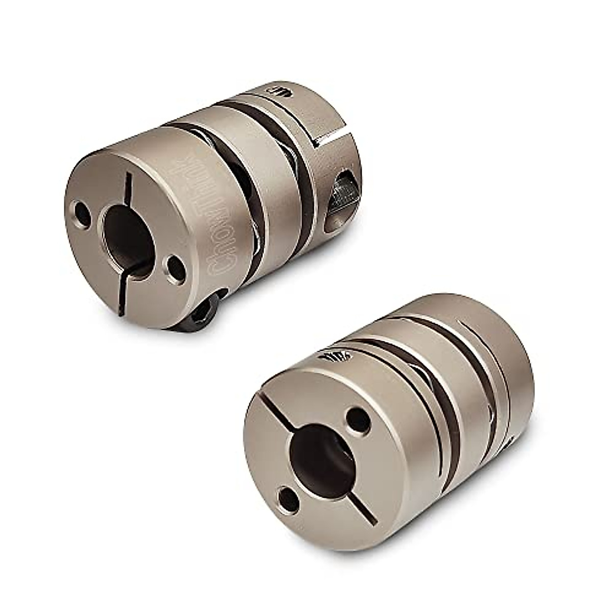 Double-Diaphragm Damping Shaft Couplings 5mm to 8mm Aviation Aluminum Alloy for All 3D Printer Such as CR-10S Ender 3 PRO and CNC Machine（2PCS）