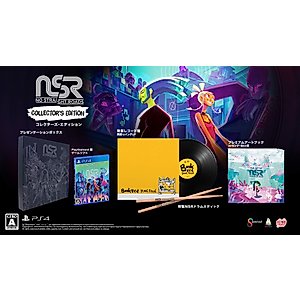 (2020年夏発売予定)No Straight Roads コレクターズエディション - PS4 (【同梱物】特製レコード盤(両面12インチLP)、プレミアムアートブック「THE ART OF NSR」(64ページ)、特製NSRドラムスティック & 【初回特典】オリジナル ギターピックセット 同梱)