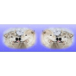 CafePress Kissing Arctic Wolves Wolf Mug Ceramic Coffee Mug, Tea Cup 11 oz