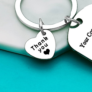 Xiahuyu Thank You Gifts Employee Appreciation Gifts Keychain Employee of the Month Gifts Thank You Gifts for Coworker Employee Work Anniversary Christmas Birthday Leaving Retirement Gifts