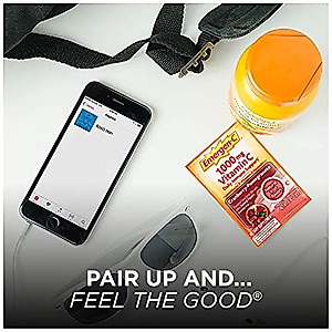 Emergen-C Chewable Vitamin C 1000mg, With B Vitamins And Antioxidants Tablet (40 Count, Orange Blast Flavor), Dietary Supplement