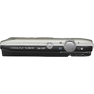 Nikon Coolpix S2800 20.1 MP Point & Shoot Digital Camera with 5X Optical Zoom International Version, Silver