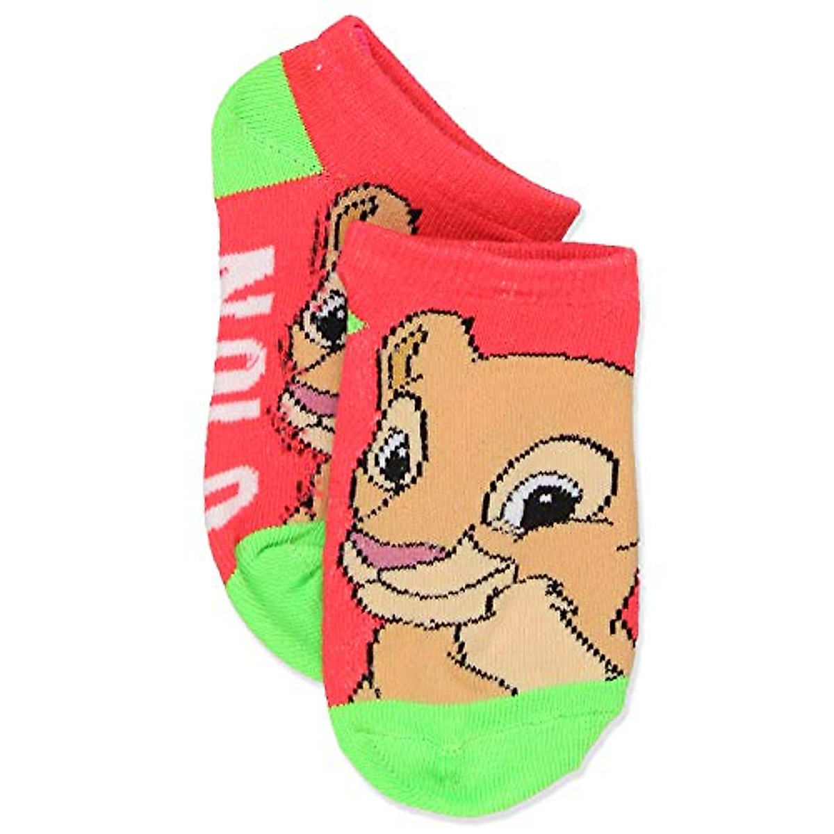 Disney The Lion King-Teen-Adult's 6 pack Socks Set (Shoe: 4-10 (Sock: 9-11), Blue/Multi)