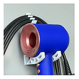 Wag Moto Hair Dryer Holder Wall Mounted Hook Stand Storage Organizer Mount for Dyson Supersonic Blow Hair Dryer Under Sink Cabinet