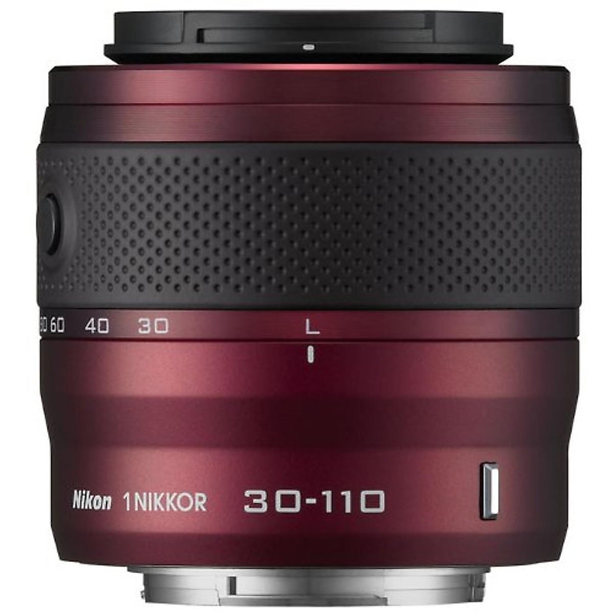 Nikon 1 J2 Compact System Camera with 10-30mm and 30-110mm Double Lens Kit - Red (10.1MP) 3 inch LCD