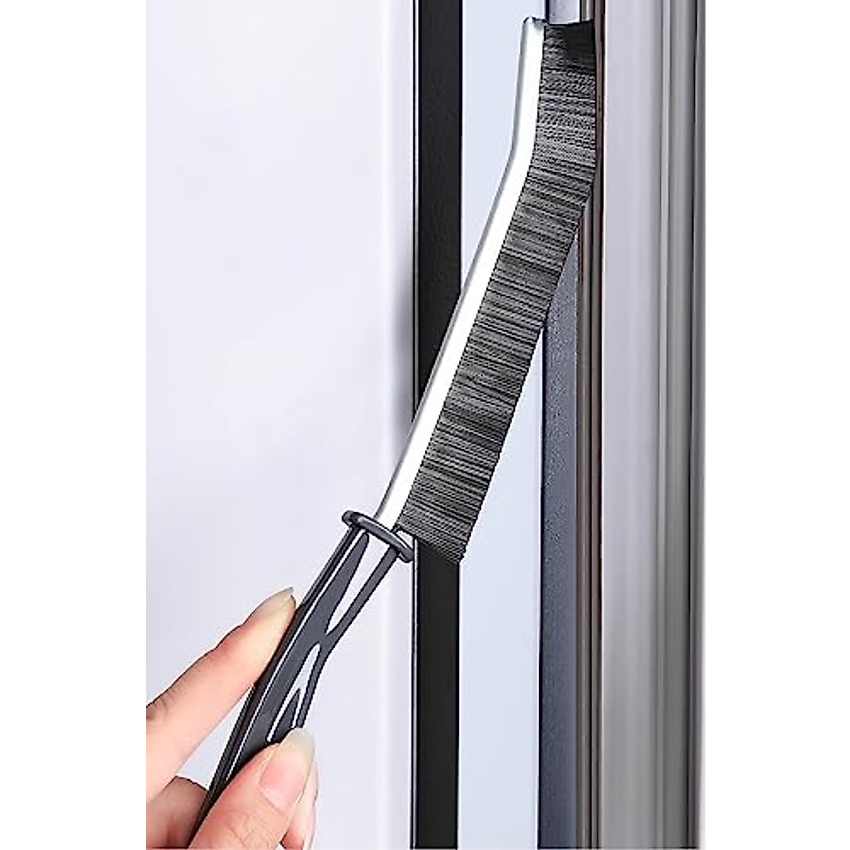 3PCS Gap Cleaning Brush, Bathroom Crevice Gaps Cleaning Brush, Multifunctional Window Slots, and Brushes,for Bathroom Kitchen Tiles Window Slots