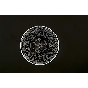 Barski Glass - Bowl - for Soup - Dessert - Pasta - Soup Plate - Designed -Set of 4-8.2" Diameter - Made in Europe