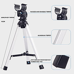 Astronomical Telescope for Kids- Professional Stargazing HD Refractor Telescope 400mm Focal Length, High Magnification Astronomical Telescope to Observe Deep Space Stargazing for Kids Beginners…