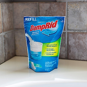 DampRid Pure Linen Moisture Absorber - 42 oz. Refill Bag – Attracts & Traps Moisture for Fresher, Cleaner Air