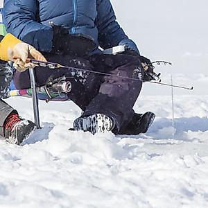 BESPORTBLE Fish Reels 1pc ice Fishing Rod Fly Fishing Rod ice Rod Practical Fishing Rod Ultralight Fishing Pole Freshwater Fishing Pole ice Fishing Purple Striped bass Portable Child Resin