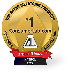 Natrol, 3 a.m. Melatonin Sleep Aid Strengthens Immune System 100 DrugFree and Natural Lavender Vanilla Flavor Fast Dissolve Tablets, 60 Count