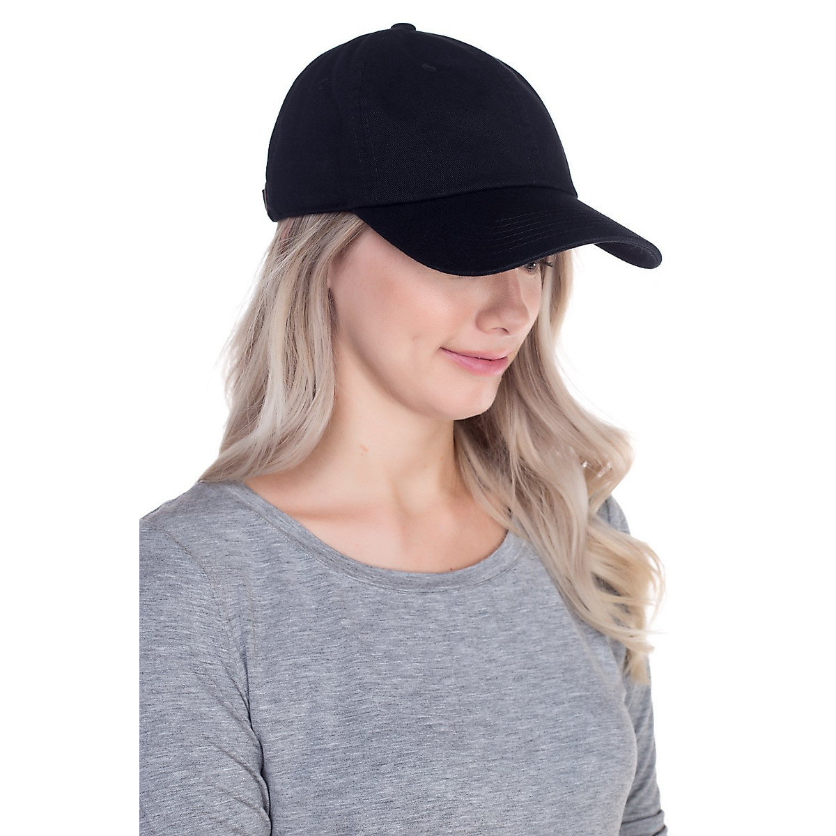 Baseball Cap for Men Women - Classic Dad Hat, BLK