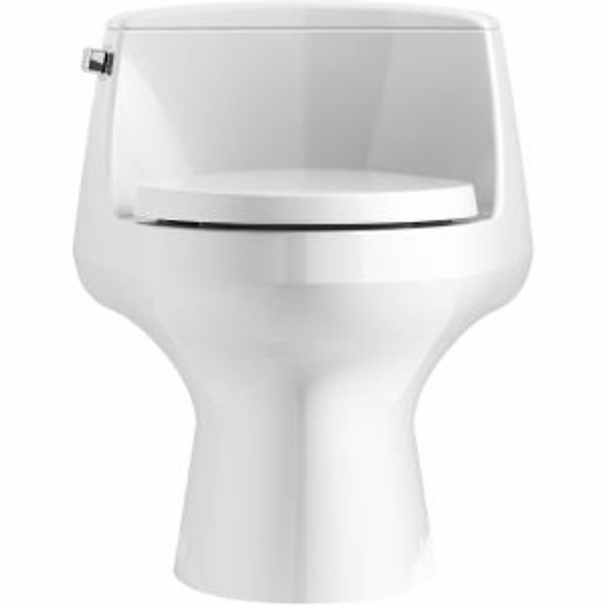 KOHLER 3722-0 San Raphael One-Piece Toilet, Elongated Bowl, 1.28 gpf with Quiet-Close, 24.00 x 20.50 x 29.00 inches, White