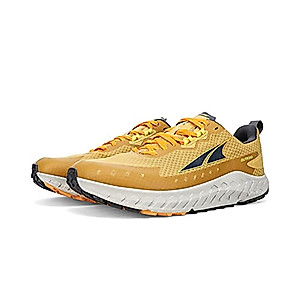 ALTRA Men's AL0A7R6N Outroad Trail Running Shoe, Gray/Yellow - 11 M US