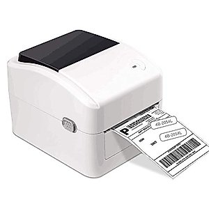Thermal Barcode Shipping Label Printer Support Amazon Ebay PayPal Etsy Shopify Shipstation Stamps.com Ups USPS FedEx DHL Support Windows Mac, Roll & Fanfold Thermal Direct Label 4x6 inch Micmi