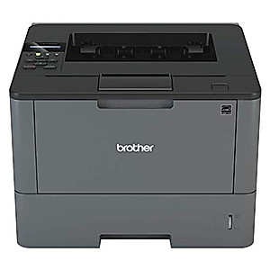 Brother Monochrome Laser Printer, HL-L5100DN, Duplex Two-Sided Printing, Ethernet Network Interface, Mobile Printing, Amazon Dash Replenishment Enabled (Renewed)