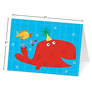 Current Kids Birthday Greeting Cards Value Pack - Set of 16, 8 Unique Designs, Large 5 x 7 Inch Cards, Sentiments Inside, Envelopes Included