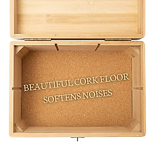 Adealistic Premium-Built Storage Box – Sound-absorbing Design - Lockable - With Accessories