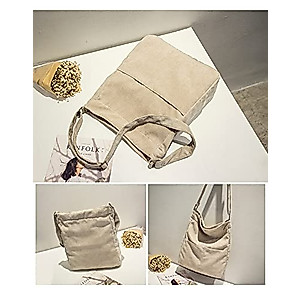 Corduroy Tote Bag for Women Cute Hobo Bag Multiuse Large Satchel Bag Shoulder Bag Travel Bag Tote Handbag for Schools 2023