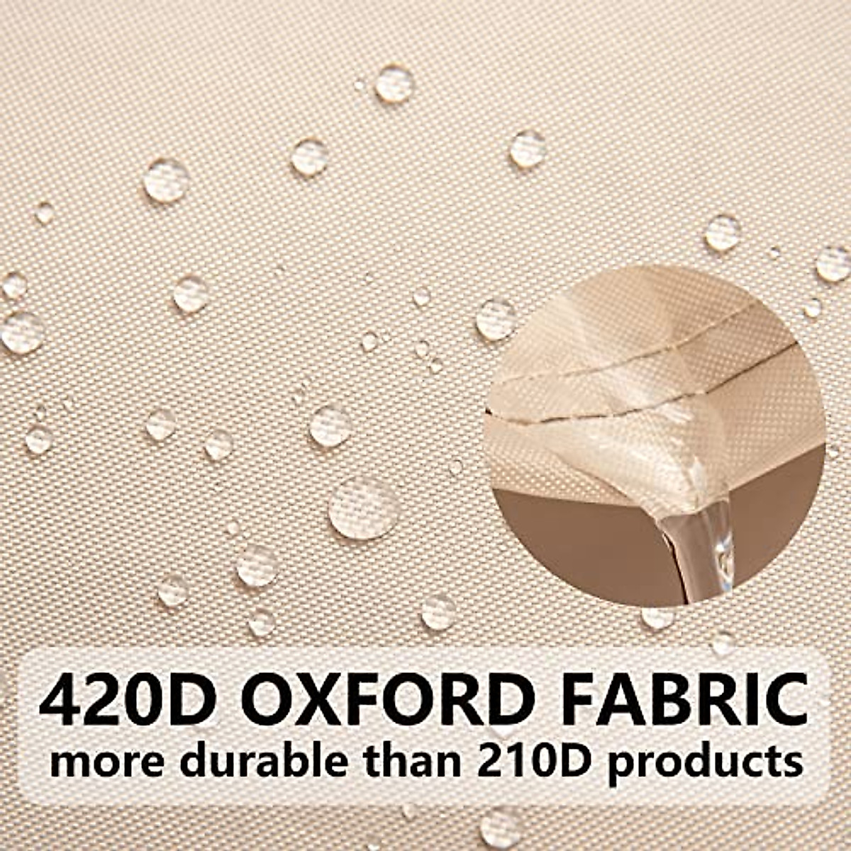 WEIMELL Outdoor Swing Cover 3 Seater Waterproof Porch Swing Cover Patio Swing Covers 86W*48D*67H Inch 2 Seater Garden Furniture Cover Swing Canopy Cover Swing Chair Protector Cover