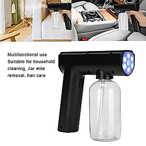 Electric Mist Atomizer Sprayer Gun, Electric Handheld Sprayer Disinfectant Fogger Gun Portable Rechargeable Sprayer Gun, Nanometer Disinfectant Machine for Home Office School Hotel