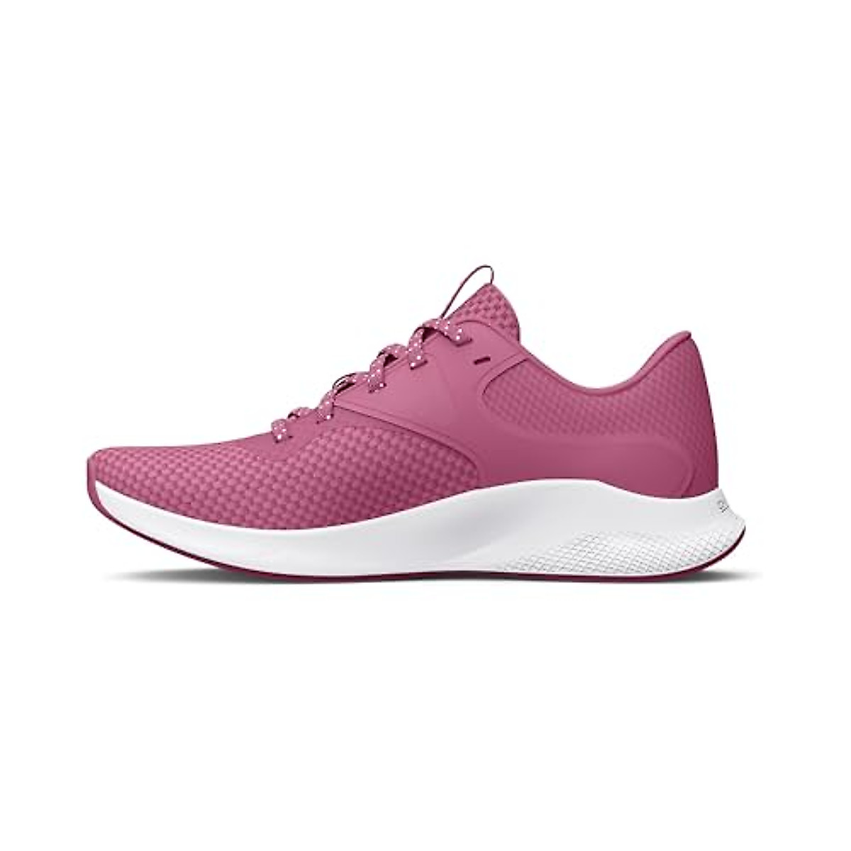 Under Armour Women's Charged Aurora 2, (603) Pace Pink/Pace Pink/White, 8