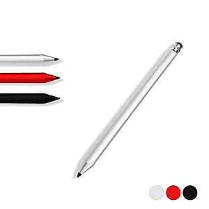 Tek Styz Pro Stylus Capacitive Pen Upgraded Works for Plantronics BackBeat FIT 2100 with Custom High Precision Touch Full Size 3 Pack! (Black Silver RED)