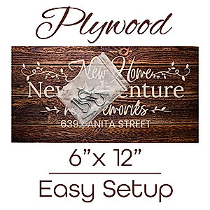 Personalized Wood Key Hook for Couple Mr Mrs| Custom Wall Key Rack Ring Holder Hanger for Wedding Gift | Gifts for Housewarming | New Home Décor | C01D07