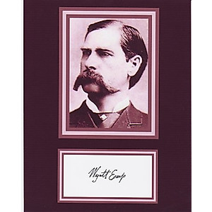 Kirkland Signature Wyatt Earp 8 X 10 Autograph Photo on Glossy Photo Paper